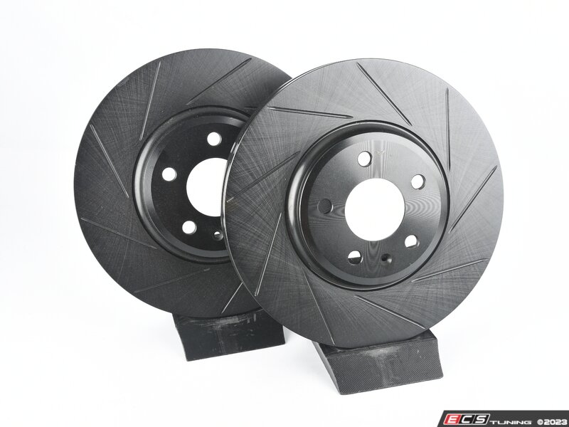 ECS - 8K0615301A-S - Front V5 Slotted Brake Rotors - Set (320x30)