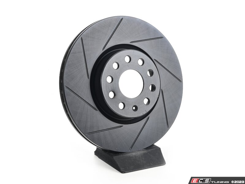 ECS - 5Q0615301F-S-L - Front V5 Slotted VAG Brake Rotor - Left (312x25 ...