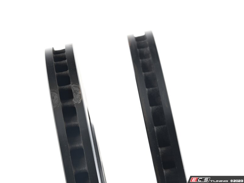 ECS - 8N0615301B-S - Front V5 Slotted Brake Rotors - Set (334x32)