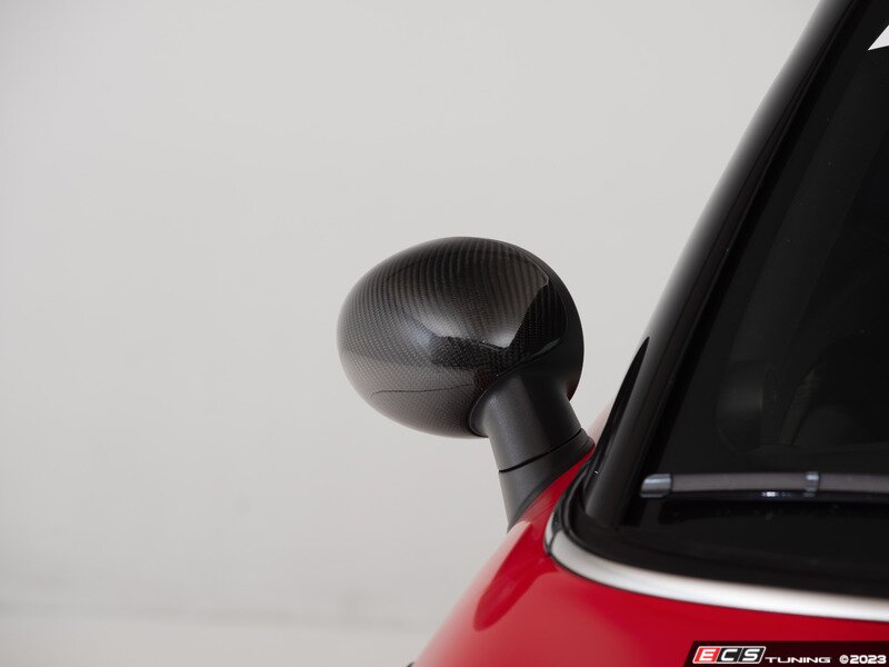 ECS - 51160415376CFPF - JCW Style Carbon Fiber Mirror Cap Clip In ...