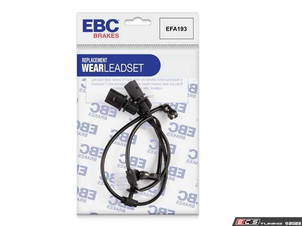EBC - EFA193 - Brake Pad Wear Sensors Set - Front or Rear