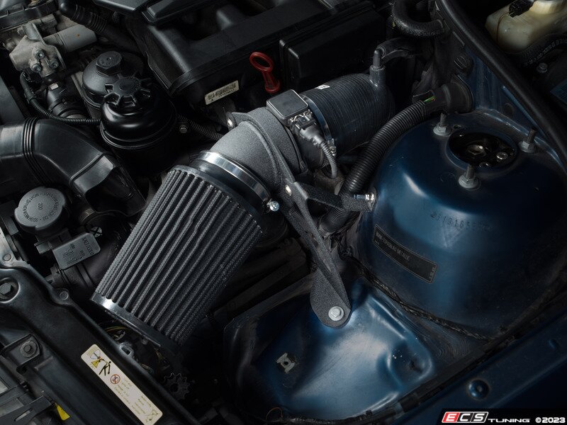 ECS - 008694la12bKT - E46 325 Luft-Technik Intake System - Black Filter