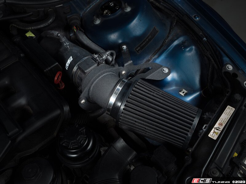 ECS - 008694la12bKT - E46 325 Luft-Technik Intake System - Black Filter