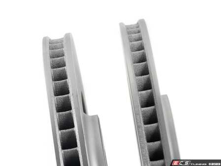 ECS - 4H0615301AN-P - Front V5 Plain Brake Rotors - Set (380x36)