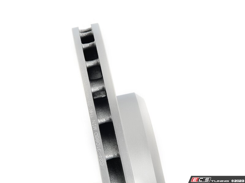 ECS - 34112283802-X-R - Front V5 Drilled BMW Brake Rotor - Right ...