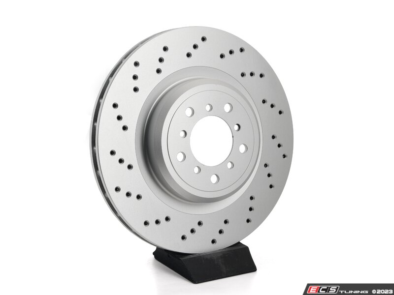 ECS - 34112283801-X-L - Front V5 Drilled BMW Brake Rotor - Left (360x30 ...