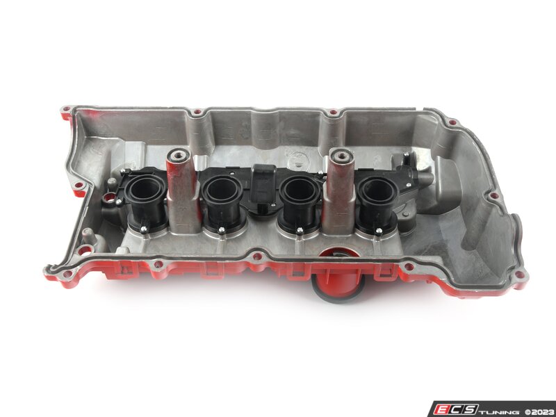 Bremmen Parts - 11127646554R - Upgraded Aluminum Valve Cover Kit - Red ...