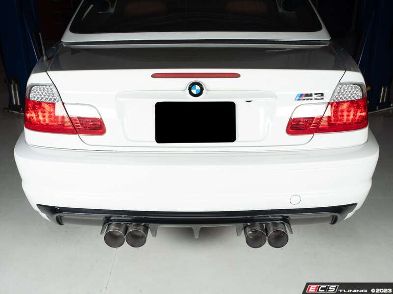 Turner Motorsport - 023410LA09 - E46 M3 Valved Performance Catback Exhaust