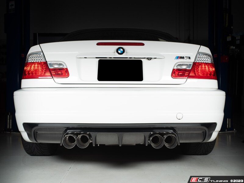 Turner Motorsport - 023410LA09 - E46 M3 Valved Performance Catback Exhaust