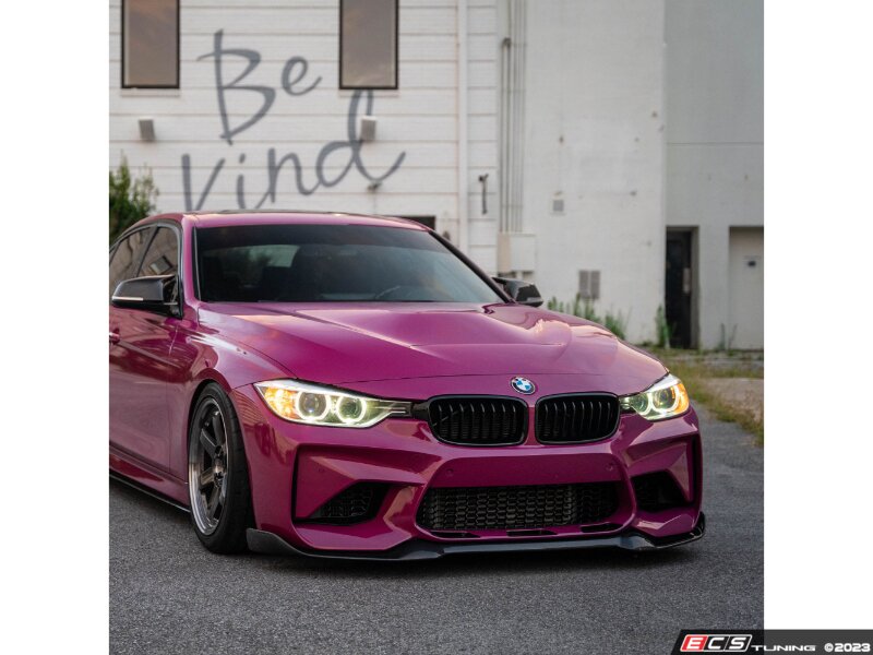 Suvneer - F30M2CFLIP-MTC - Front Lip - For M2 Designed F30 Front Bumper