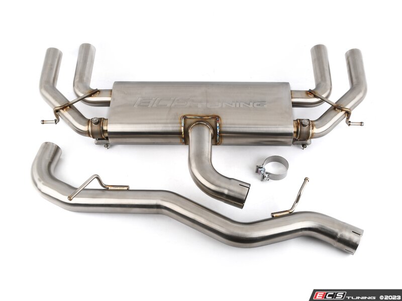 ECS News - New ECS MK8 Golf R Valved & Race Exhaust Systems