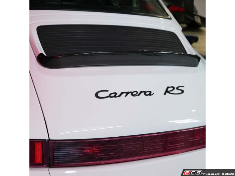 Rennline - E322 - Rennline Porsche 964 Carbon Fiber Upkick Spoiler
