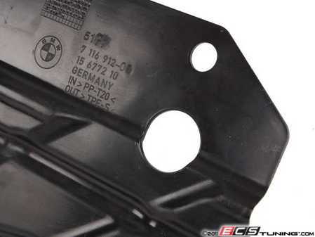 Genuine BMW - 51717116912 - Underbody Panel Extension - Right (51-71-7 ...