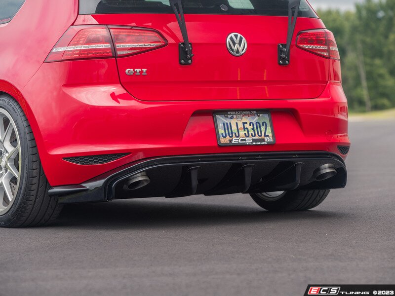 ECS - 014482la01-01KT - MK7 GTI Functional Aerodynamic Rear Diffuser Kit