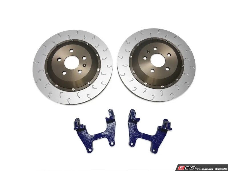 034Motorsport - 034-301-2012-BLU - 2-Piece Floating Rear Brake Rotor ...
