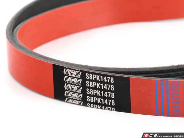 ECS - 8PK1478 - Performance Kevlar Reinforced Accessory Belt - N55