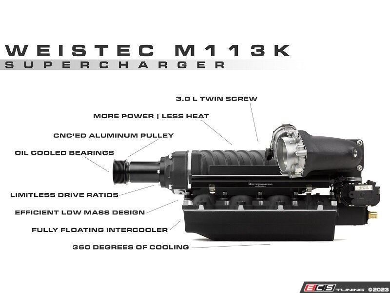 Weistec - 01-113-00908-3 - Weistec Mercedes-Benz M113K E55 AMG 2003 ...