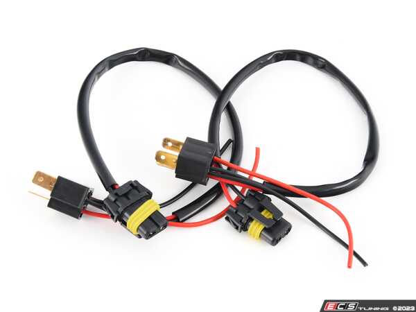 ZiZa - h4mto9006f - H4 Male Adapter To 9006 Female Adapter Wiring Harness