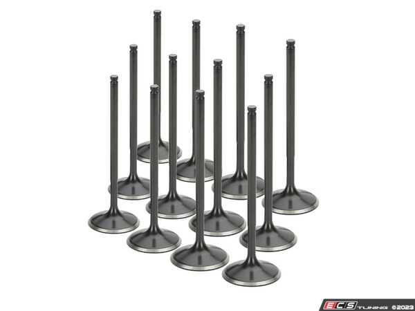 Supertech - bmivn-1054s-1KT - Intake Valve Set - Black Nitride - Oversize