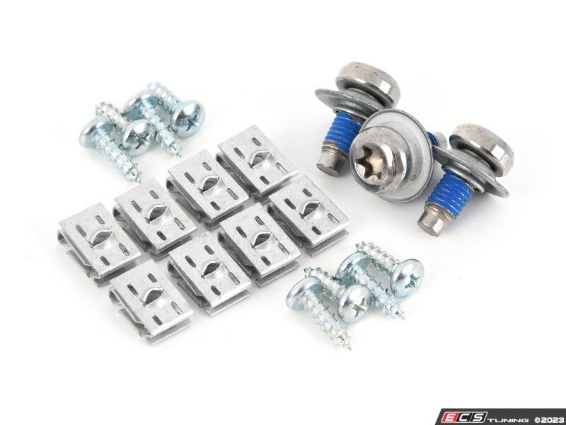 Assembled By ECS - wht000729aKT - Front Belly Pan Installation Hardware Kit