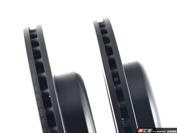 ECS - 34106797606-XS - Front V5 Drilled & Slotted Brake Rotors - Set ...