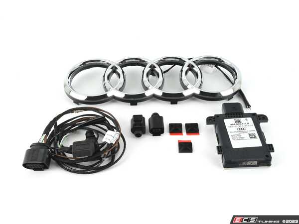 Genuine Volkswagen Audi - 4M8052111 - AUDI RINGS (4M8 052 111)