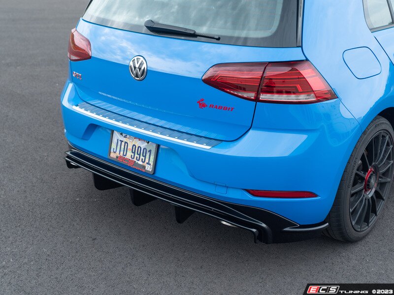 ECS - 039568LA01-01KT - MK7.5 GTI Functional Aerodynamic Rear Diffuser Kit