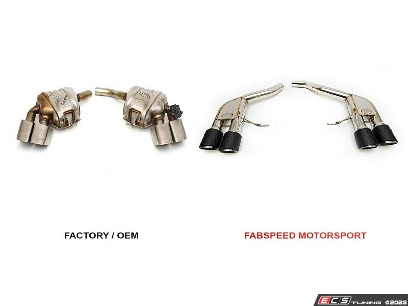 Fabspeed - FS.POR.MCN2.MPCF - Fabspeed Macan 2.0L (2014-2021) Rear Slip ...