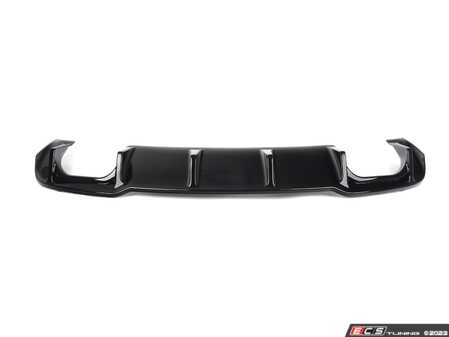 ECS - 049145LA01-01 - Audi 8V.5 S3 / A3 S line Rear Diffuser - Gloss Black