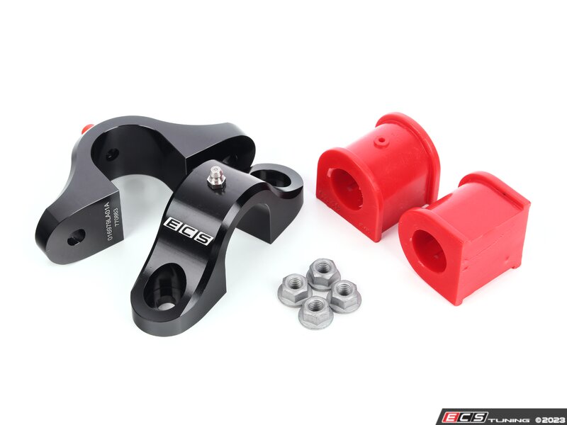 ECS - 016989la02KT - E46 Billet Front Sway Bar Brackets W/Poly Bushings ...