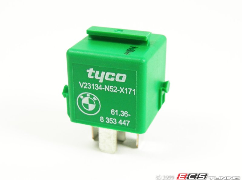 Genuine BMW - 61368353447 - E30 M3 "Mint" Green Relay (61-36-8-353-447)