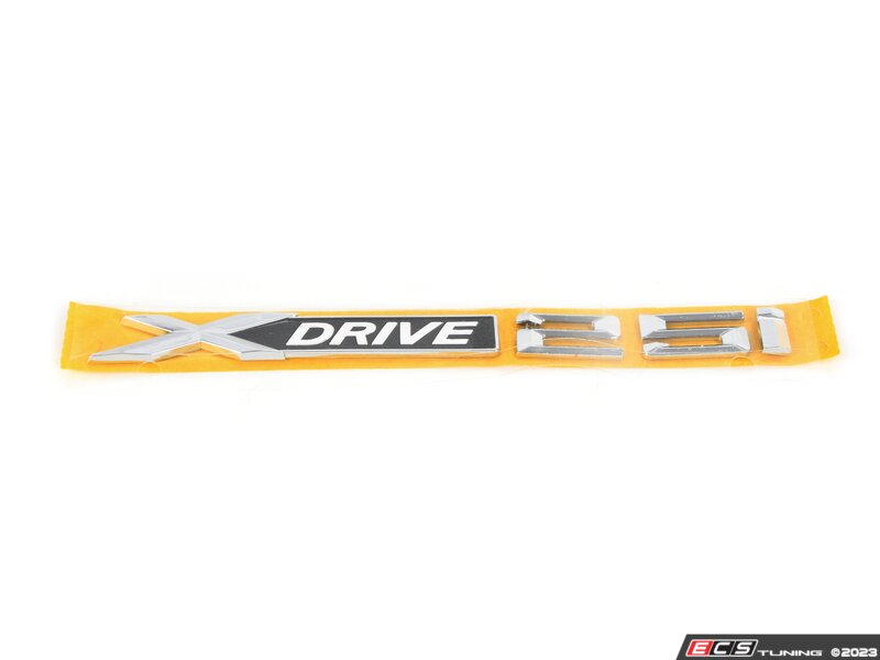 Genuine BMW - 51147362669 - Model Emblem - X Drive 25I (51-14-7-362-669)