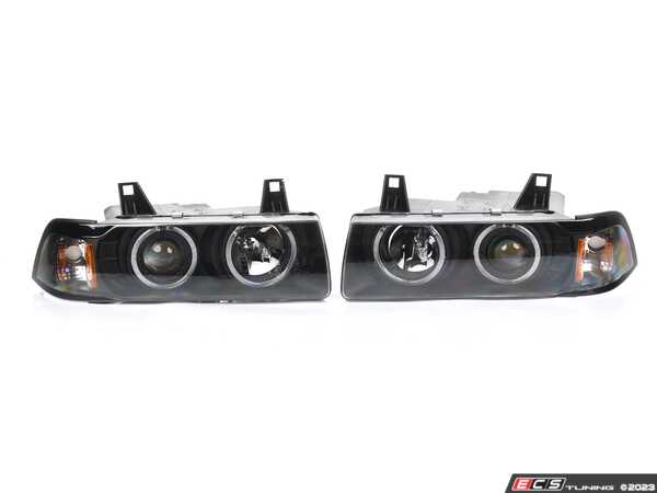 Anzo - anz121011- - ANZO Projector Headlights W/ Halo - 3 Series E36 ...