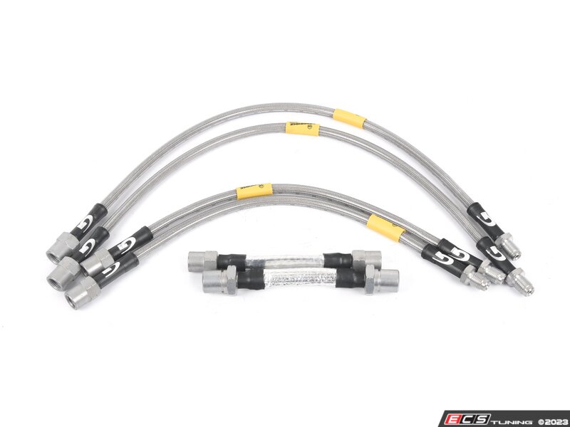 Goodridge - 31014 - G-Stop Stainless Steel Brake Line Kit - Front & Rear