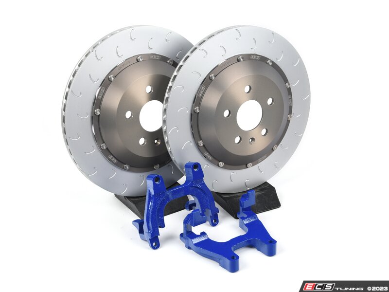 034Motorsport - 034-301-2012-BLU - 2-Piece Floating Rear Brake Rotor ...