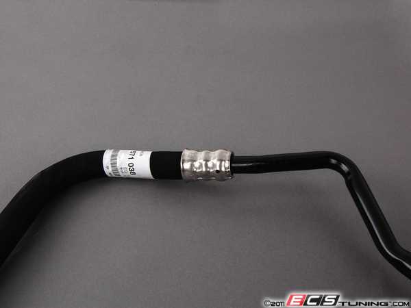 Genuine BMW - 17227571038 - E63 Transmission cooler line (17-22-7-571-038)