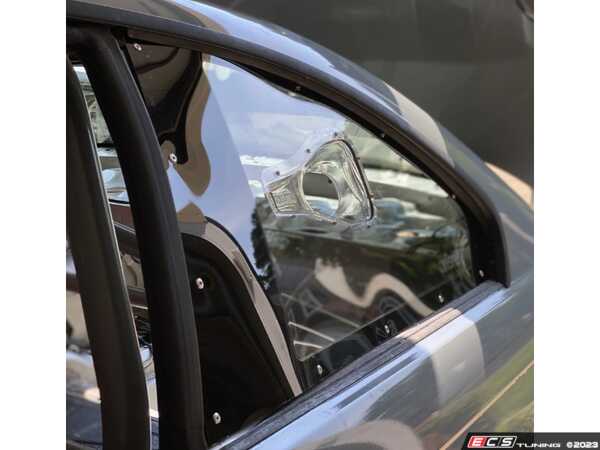 Condor Speed Shop - E46-QTRWIN - Polycarbonate Rear Side Window Kit