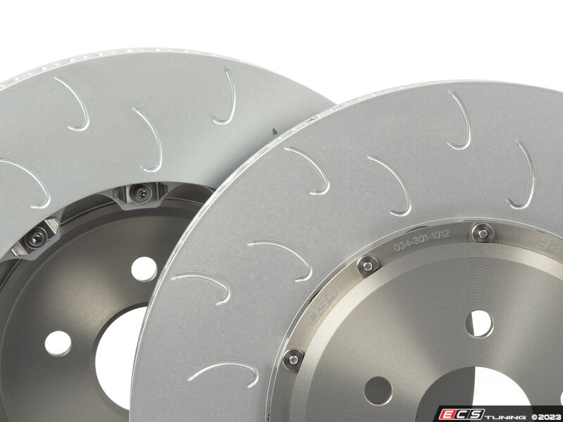 034Motorsport - 034-301-1012-BLU - 2-Piece Floating Front Brake Rotor ...