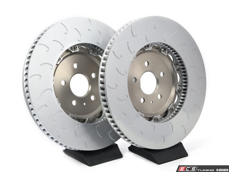 034Motorsport - 034-301-1012-BLU - 2-Piece Floating Front Brake Rotor ...