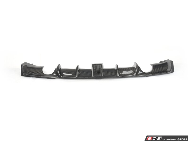 Suvneer - F30F1DIF335 - F1 Style Carbon Fiber Diffuser With Brake Light ...