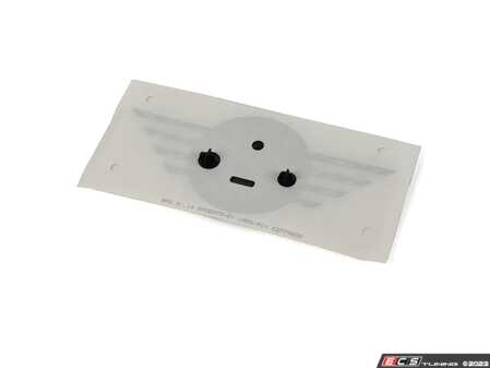 Genuine MINI - 51145A5EA75 - Trunk Emblem Black "Nanok White" - Newer ...