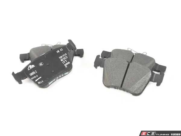 Genuine Volkswagen Audi - 3Q0698451S - Rear Brake Pad Set (3Q0 698 451 S)