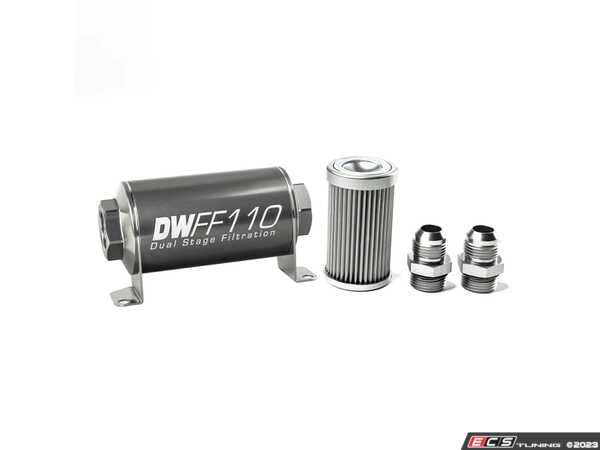 DeatschWerks - 8-03-110-010K-10 - 10AN 5 Micron Universal Inline Fuel ...