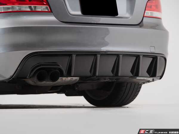 ECS - 040790LA01-01 - E8x M-Sport Rear Diffuser - Gloss Black