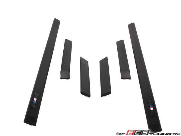 Genuine BMW - 82119403140 - ///M Side Moulding Set - Coupe and ...