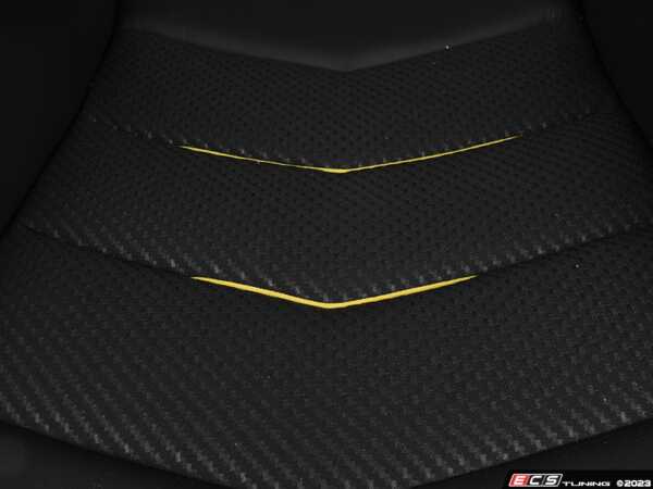 Recaro - 7227110.1.3172 - RECARO SPEED V Black Leather w/ Yellow Suede ...