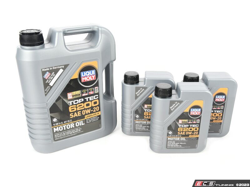 Assembled By ECS - 20236KT2 - Liqui Moly Top Tec - Oil Service Kit (0w ...