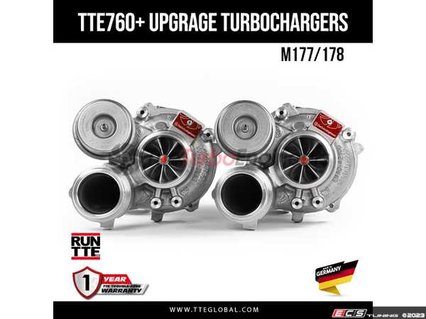 The Turbo Engineers - TTE10081 - Mercedes-Benz M177/178 4.0L Biturbo V8 ...