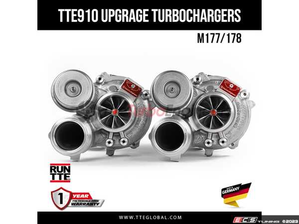 The Turbo Engineers - TTE10385 - Mercedes-Benz M177/178 4.0L Biturbo V8 ...