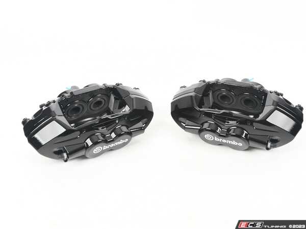 Brembo - 3411679946B - Performance Brake Caliper Set - Black - Front